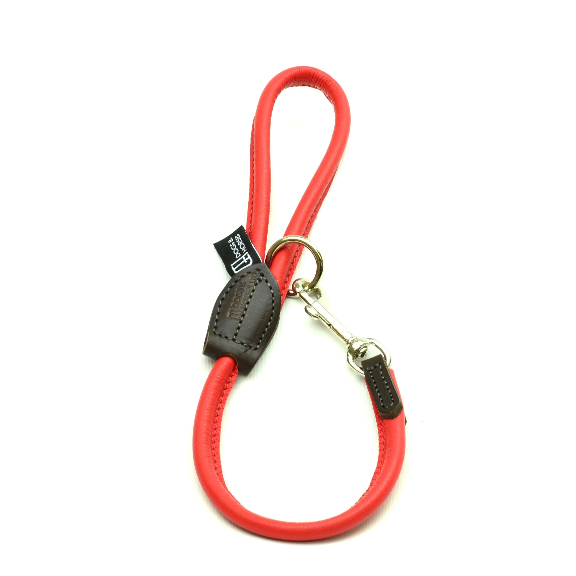 Short Rolled Leather Lead – Dogs and Horses